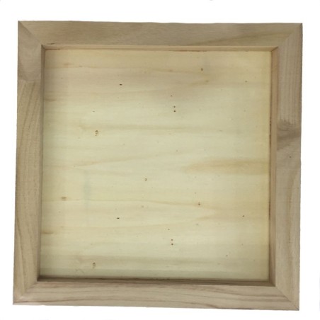 Cadre Châssis Bois 30 × 30 cm à Décorer en Mosaïque
